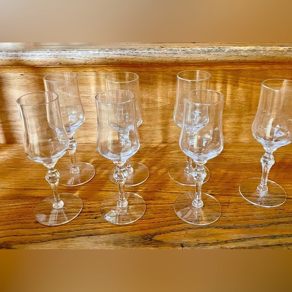American Stemware | Dining | Crystal Cordial Stemware Set Of Seven ...